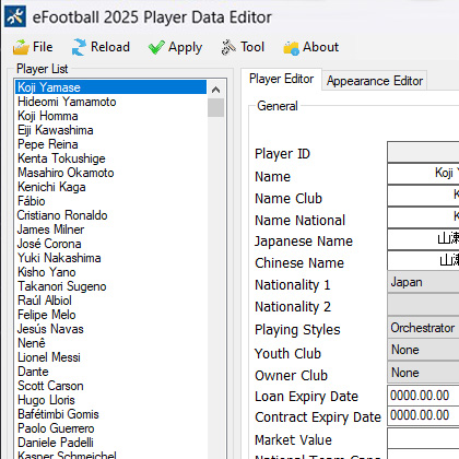 ابزار ویرایش آپشن فایل بازی PES 2021 نسخه 2 همراه با آموزش ⚙️